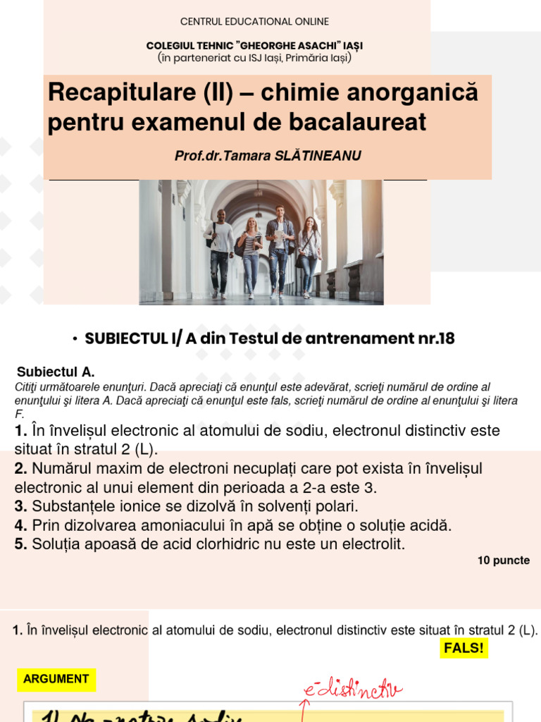 Prezentare Ceo Var 18 Prof - Dr.tamara Slatineanu | PDF