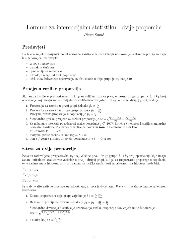 Formule 2 Proporcije | PDF