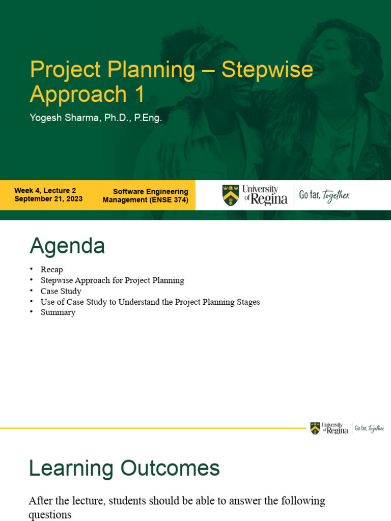 Lecture 2 (Project Planning - Stepwise Approach) | PDF | Project Management | Enterprise ...