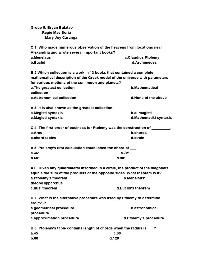 CHAPTER5 | Download Free PDF | Ptolemy | Astronomy CHAPTER5 | Download Free PDF | Ptolemy | Astronomy