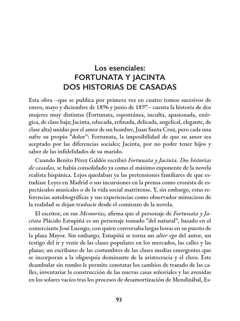 06 Fortunata y Jacinta | PDF