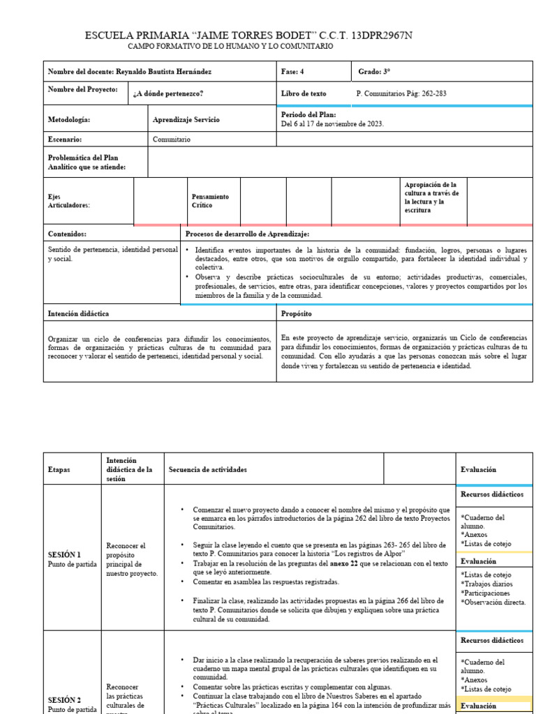 A Donde Pertenezco | PDF