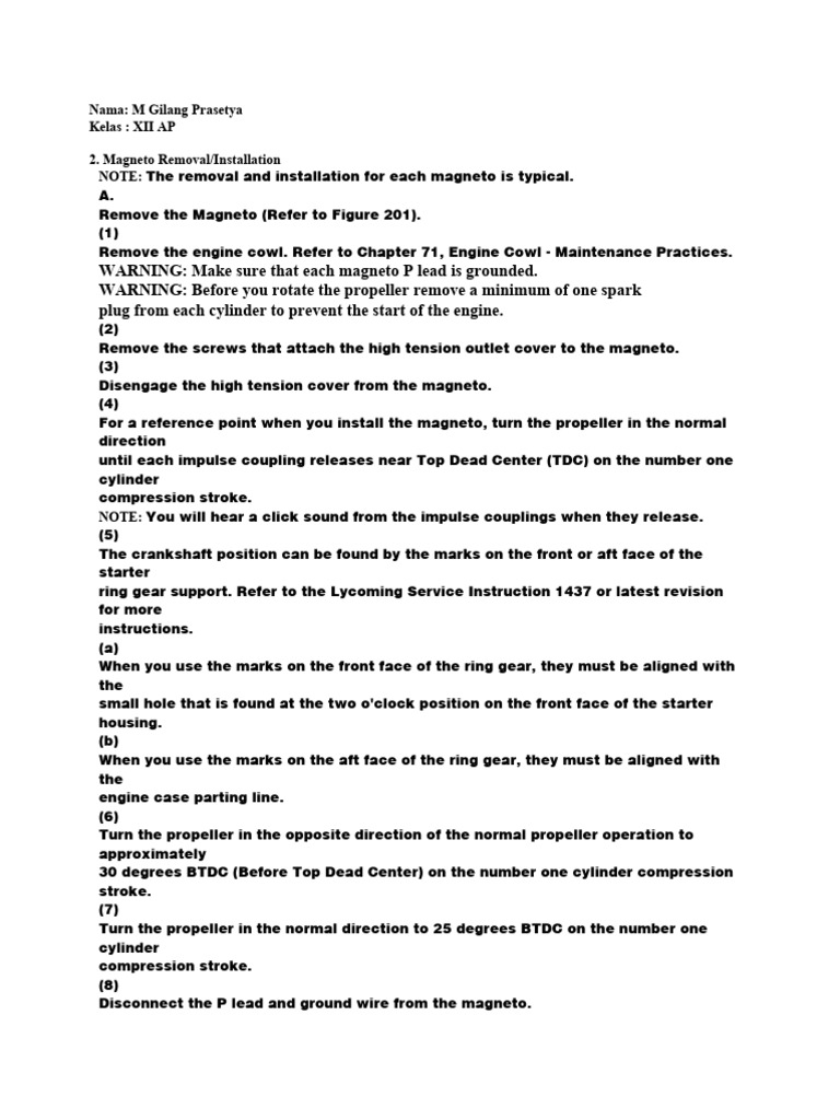 Ignition Gilang | PDF