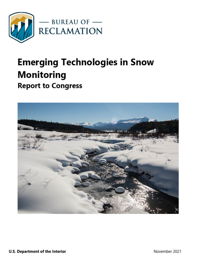 Emerging Snow Monitoring Report 508 | PDF