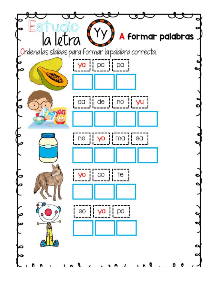 Letra Y parte 1 | PDF