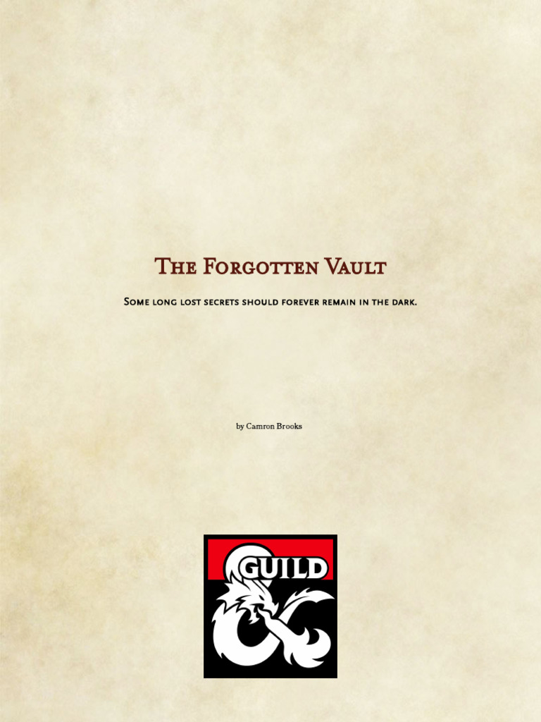 The Forgotten Vault | PDF