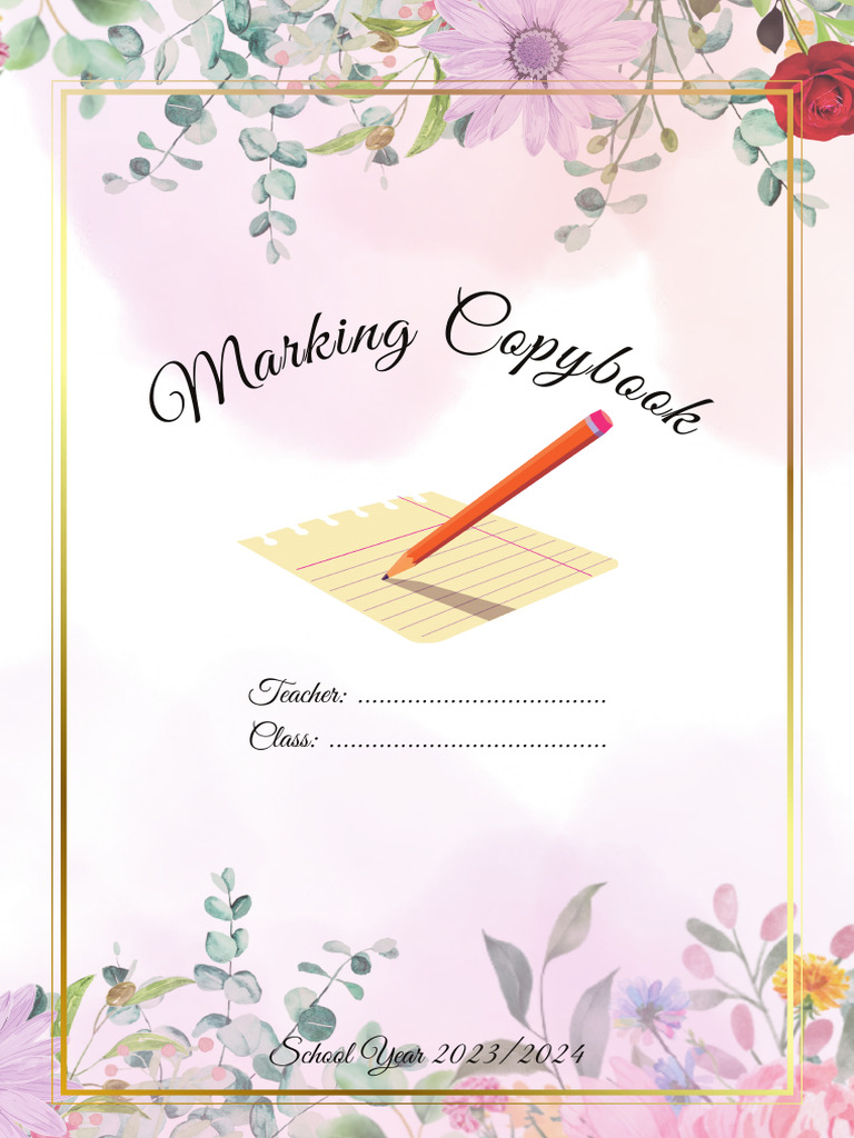 Marking Copybook | PDF
