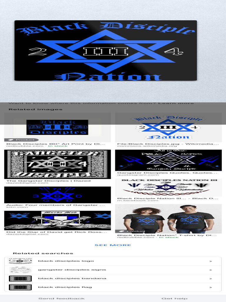 Black Disciples Nation Logo. | PDF