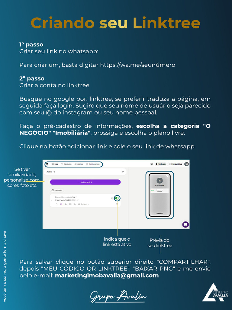 Informativo Sobre o Uso Da Plataforma Linktree | PDF