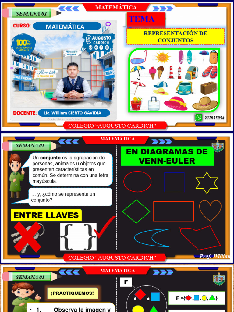 Diapositivas Representación de Conjuntos | PDF