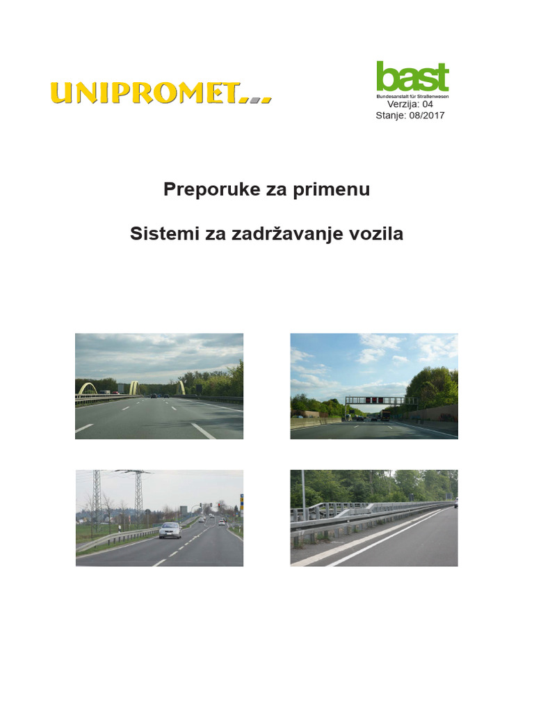 V4-Upotreba - Sistemi Za Zadrzavanje - Srpski | PDF
