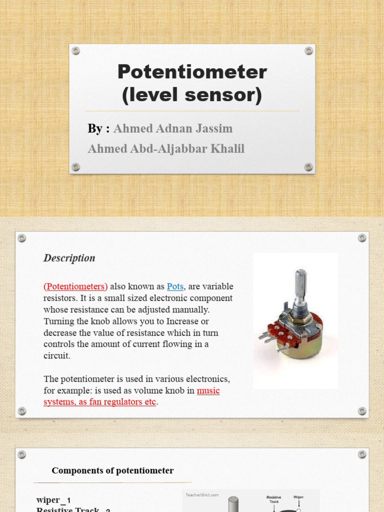 Potentiometer | PDF