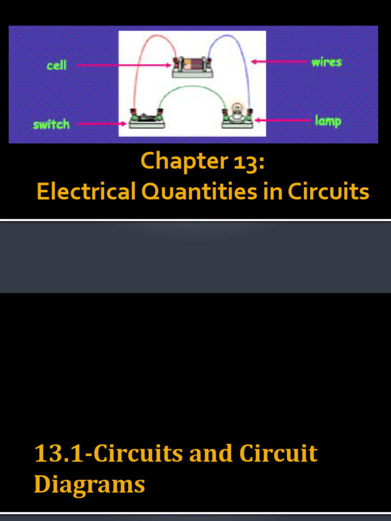 Chapter 13 Electrical Quantities in Circuits LESSONS (22-23) 2 | PDF | Electrical Resistance And ...