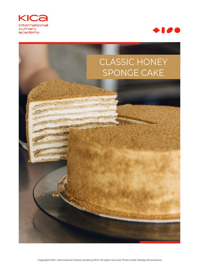 Classic Honey Sponge Cake | PDF