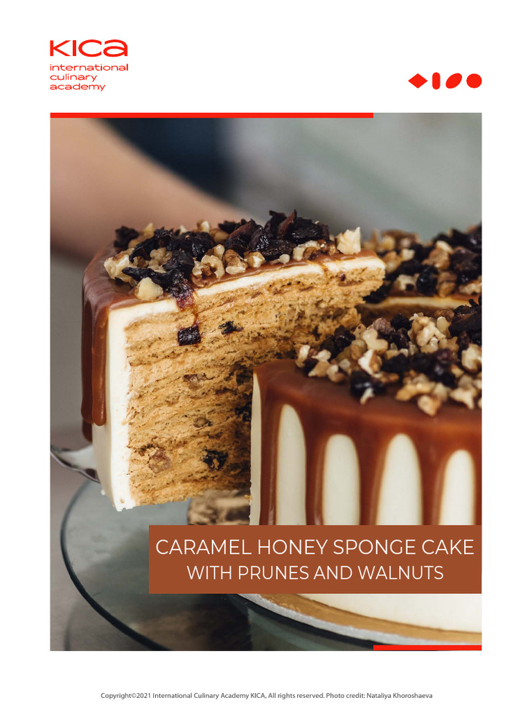 Caramel Honey Sponge Cake | PDF