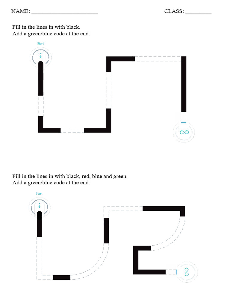 Ozobot Worksheets | PDF