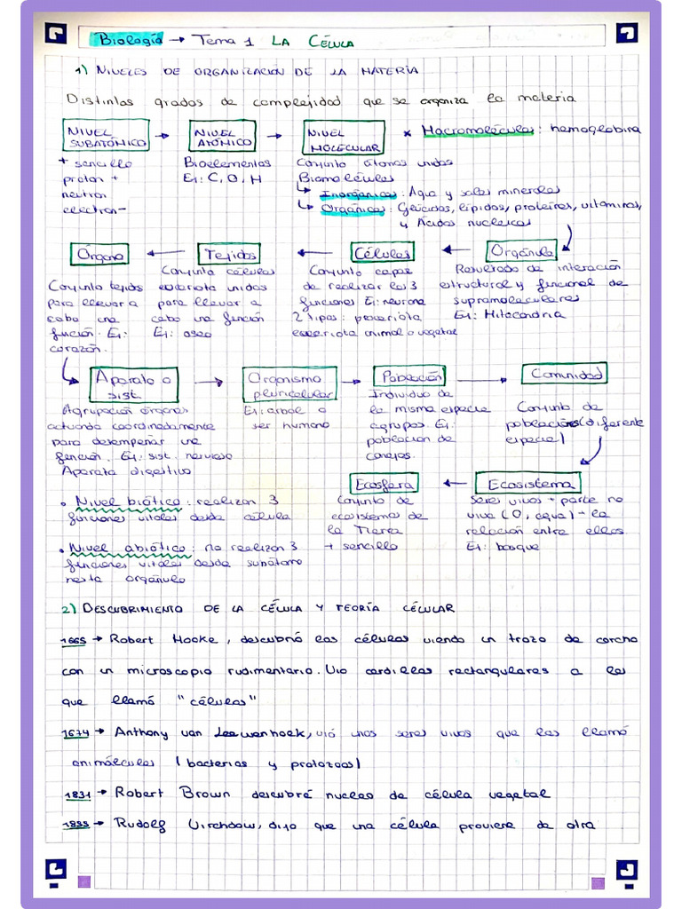 Tema 1 Biologia Apuntes | PDF
