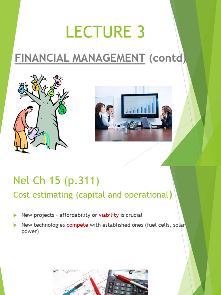 PE 2023 Lecture 3 | PDF | Net Present Value | Interest