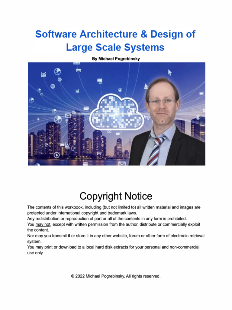Software Architecture and Design of Large Scale Systems - Workbook PDF ...