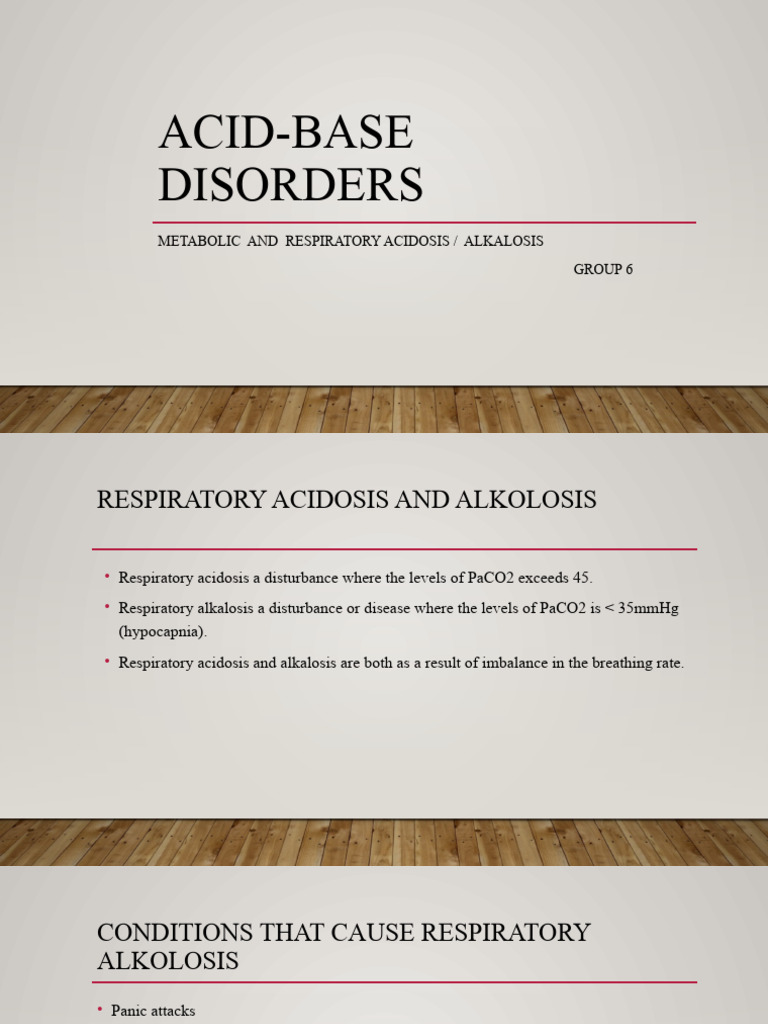 Acid-Base Disorder g6 | PDF