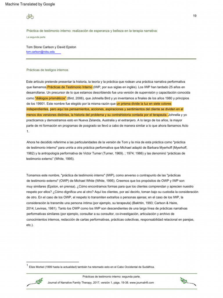 EPSTON&STONE. InternalWhitnesses | PDF