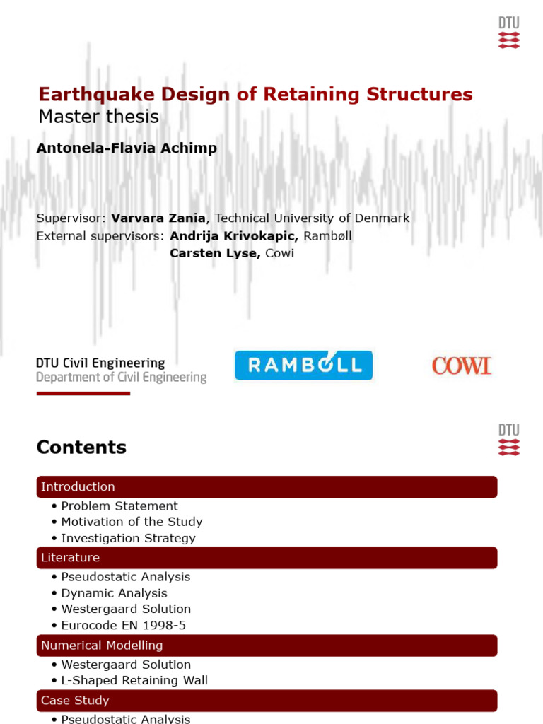 Earthquake Retaining Wall Design | PDF | Young's Modulus | Stiffness