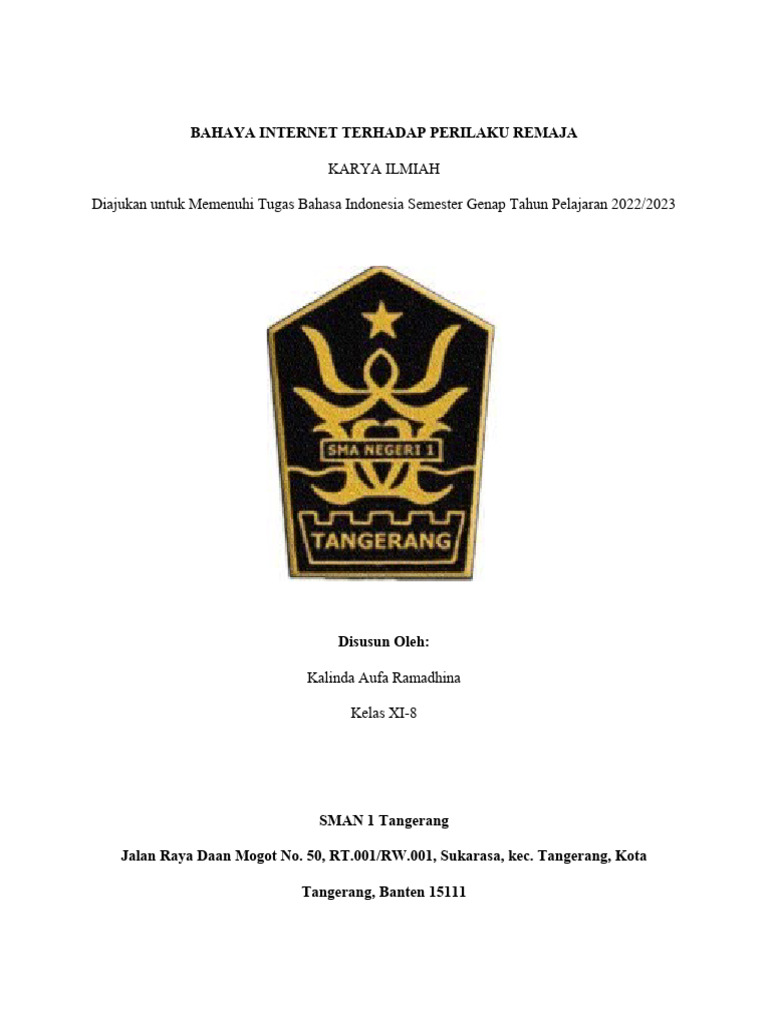Bahaya Internet bagi Remaja | PDF