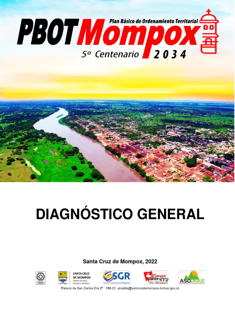 Pbot Mompox 2034 Diagnostico General | PDF