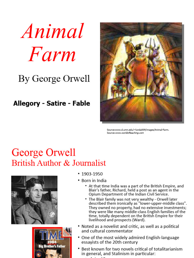 Animal Farm Background | PDF | Joseph Stalin | Fable