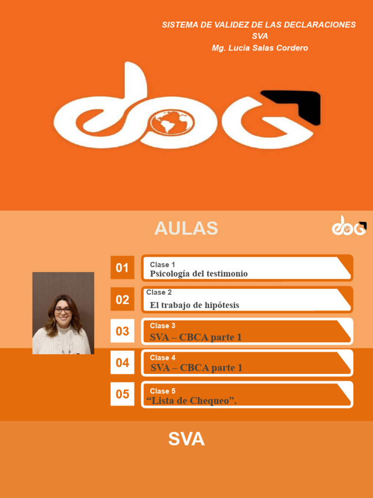 Clase 3 Sva-Cbca | PDF | Evaluación | Validez (Estadísticas)