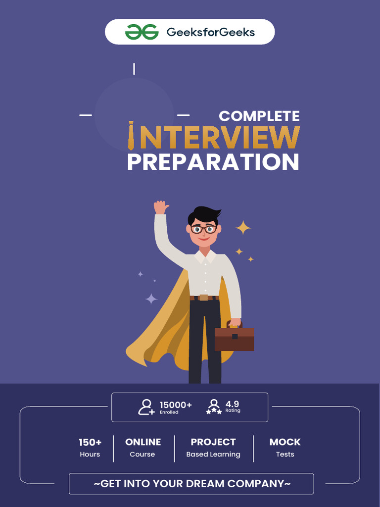 GFG Complete Interview Prep Course | PDF | Computer Programming | Databases