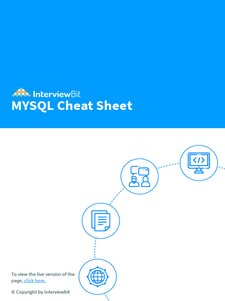MySql Cheat Sheet | PDF