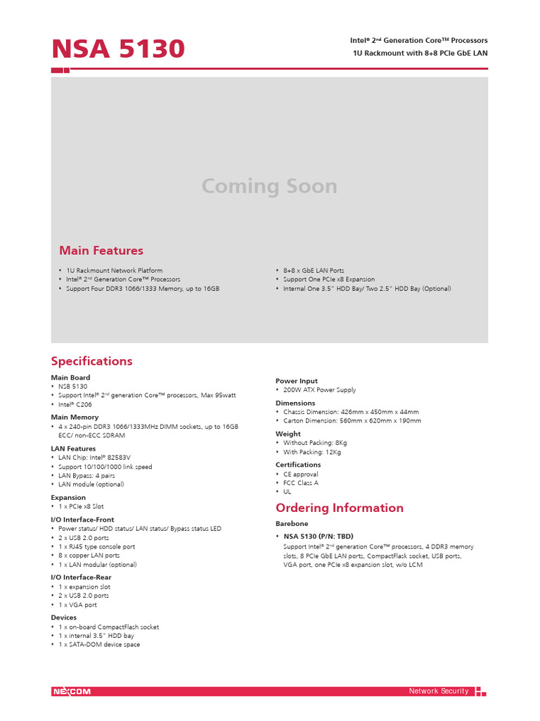 NSA5130 | Download Free PDF | Computer Science | Computer Architecture