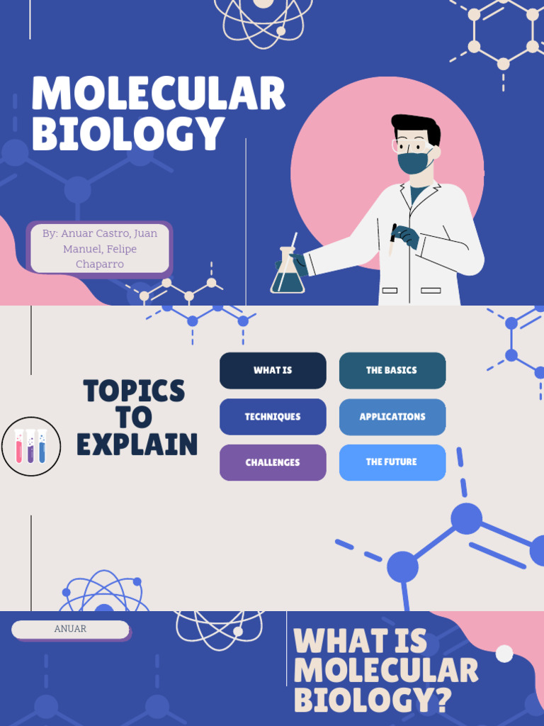 Science Class Presentation in Pink Blue Flat Graphic Style | PDF ...