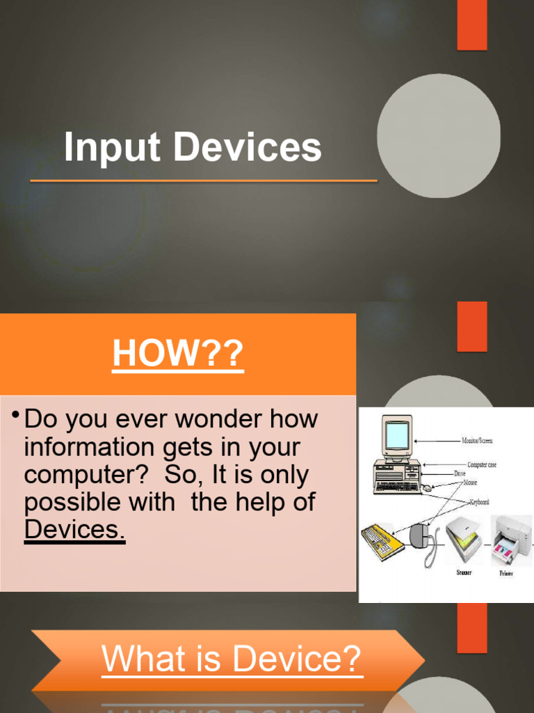 Input DEVICES | PDF