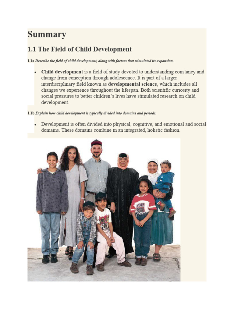 Chapter 1 Summary | PDF