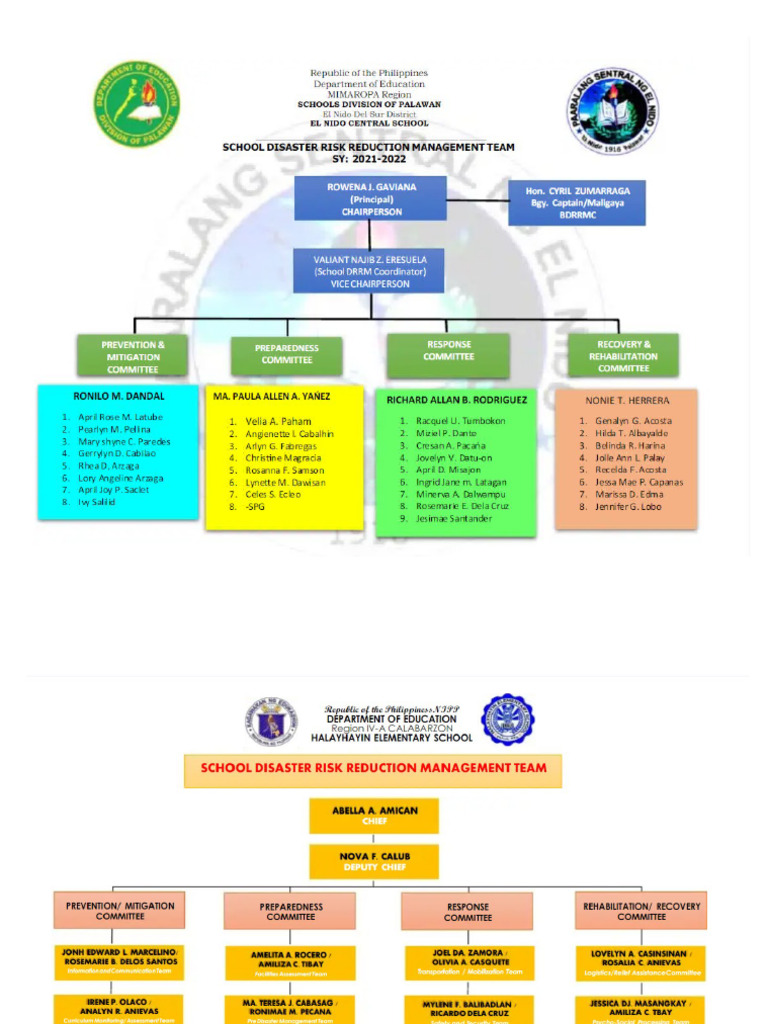 SDRRM Team - Template | PDF