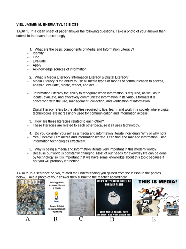 Mil Week 1 | PDF | Information | Information Literacy