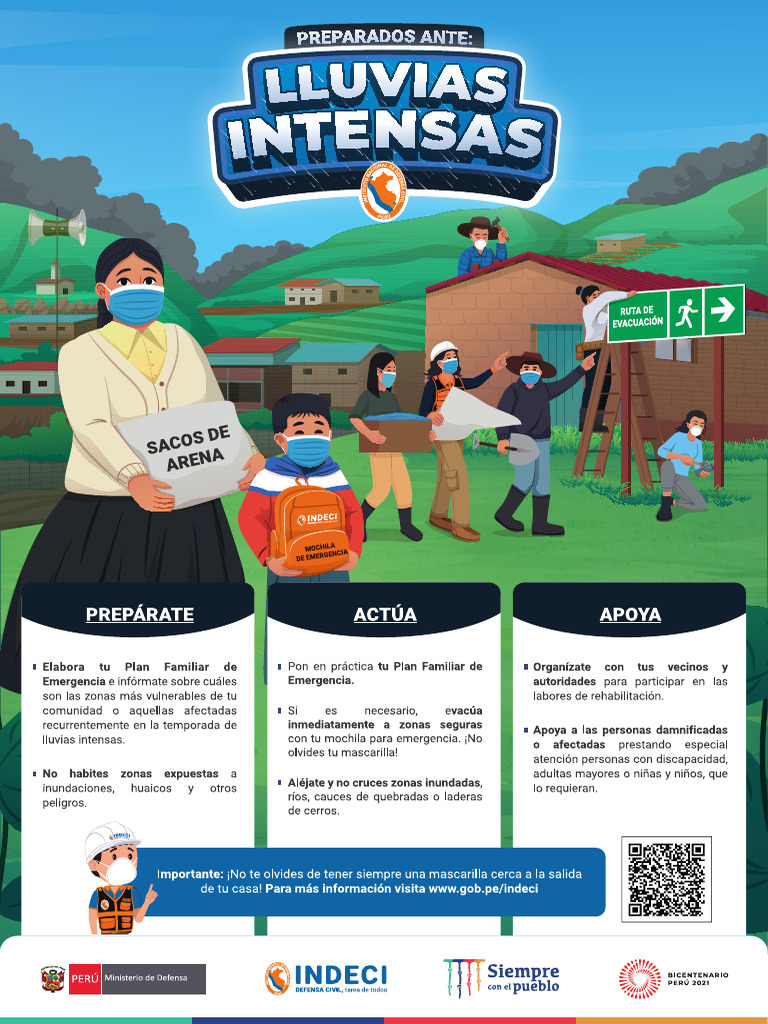 AFICHE - Lluvias Intensas | PDF