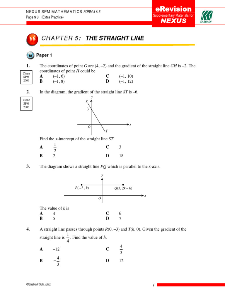 Straight Line Mathematics Practice | PDF | Line (Geometry) | Euclid