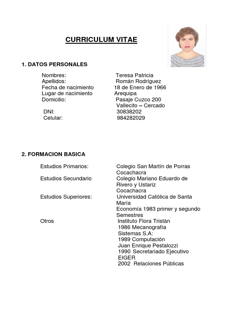 Curriculum Vita1 | PDF