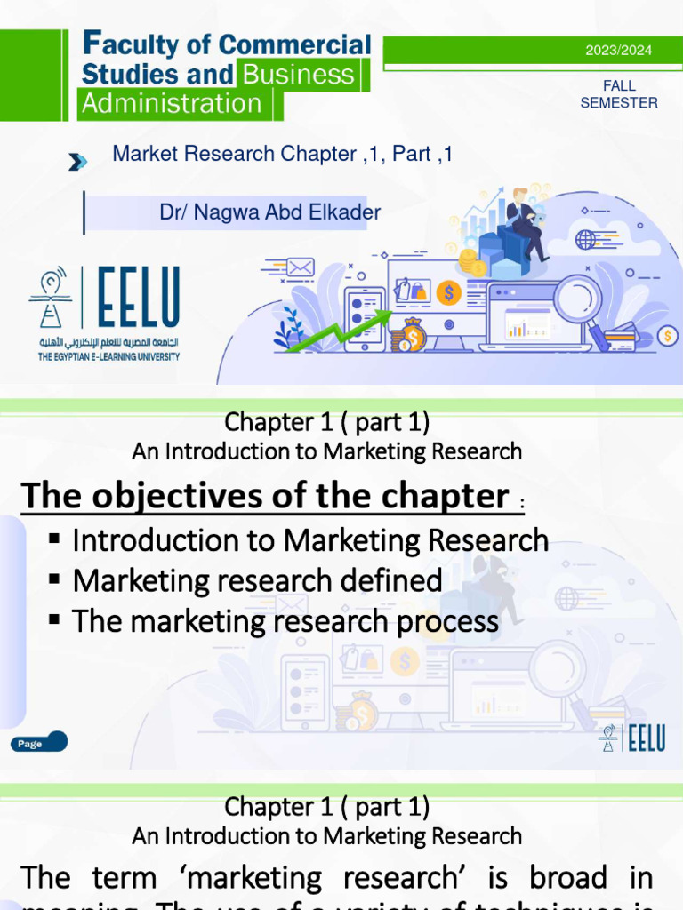Marketing Research Chapter 1, Part 1 | PDF | Marketing | Marketing Research
