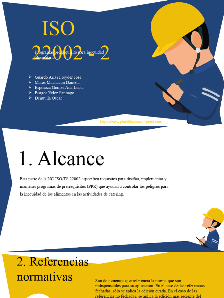 Iso 22002-2 Diapositivas | PDF