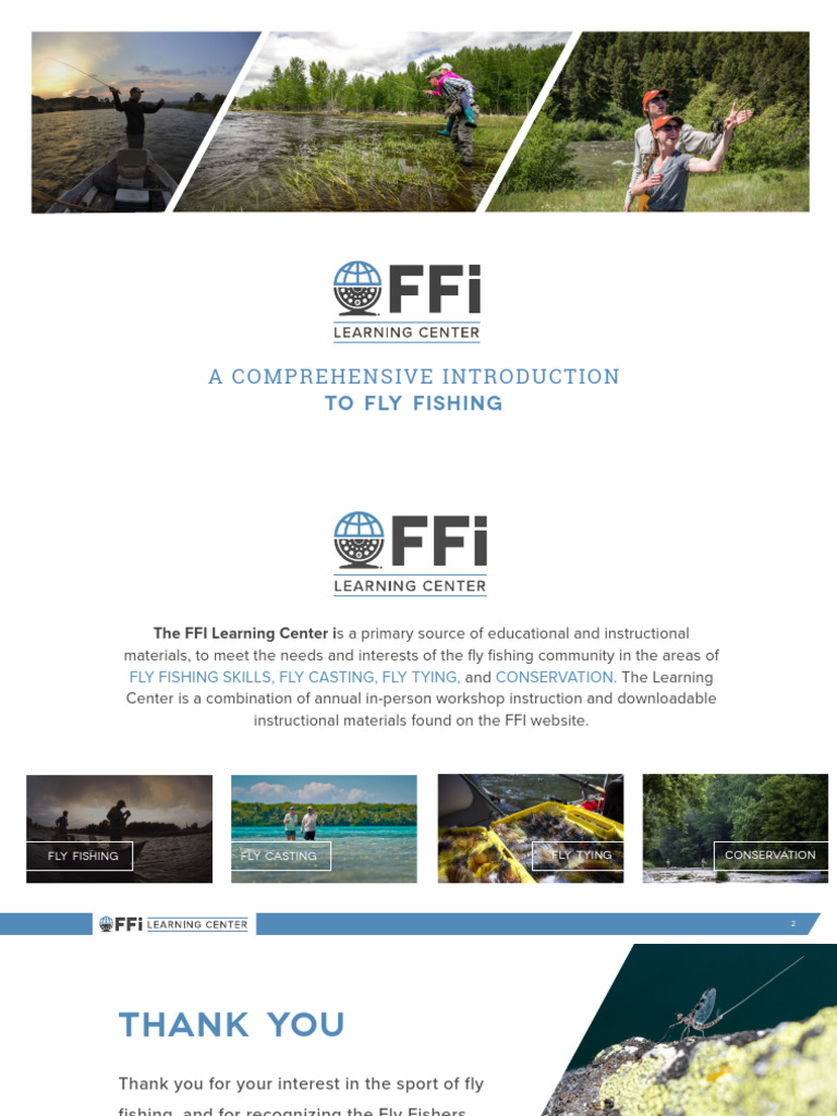 FFI Comprehensive Intro To Fly Fishing | PDF | Artificial Fly | Fishing Rod