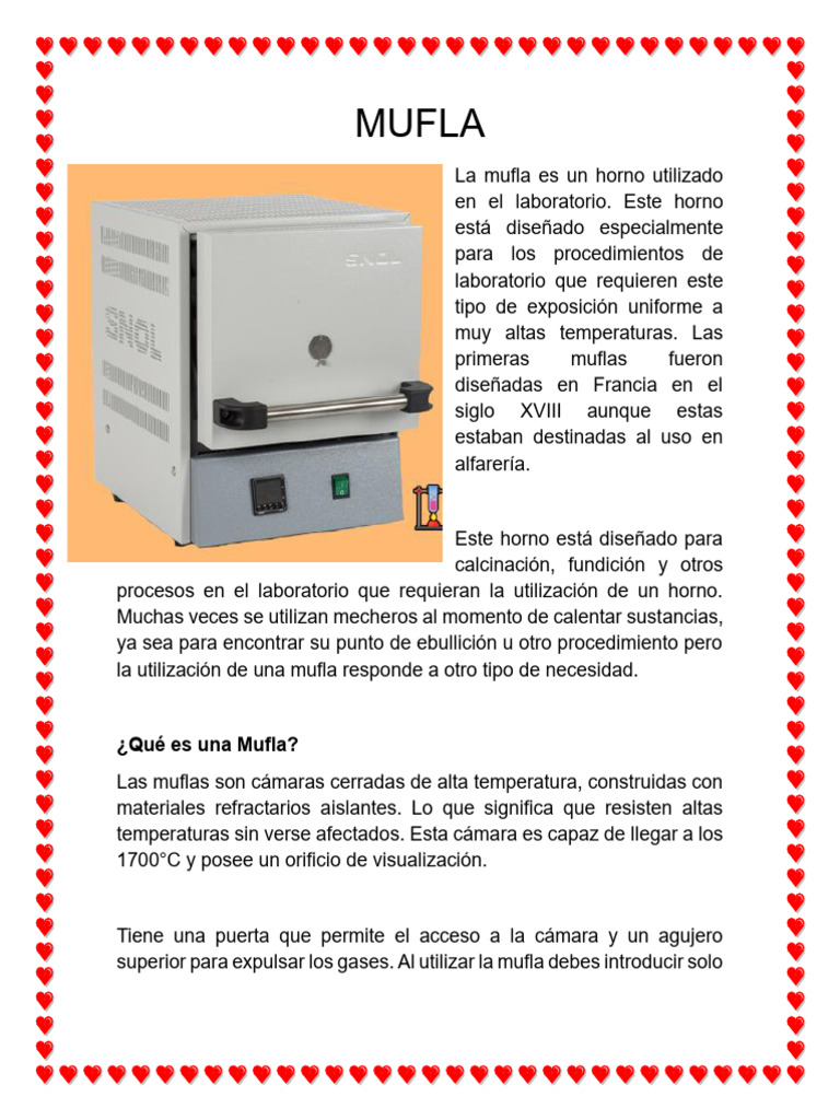 MUFLA | PDF | Laboratorios | Temperatura