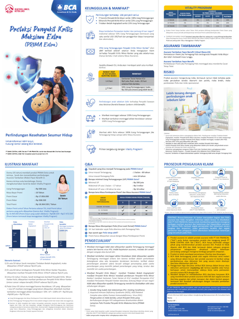 Brosur Prima Extra Final | PDF