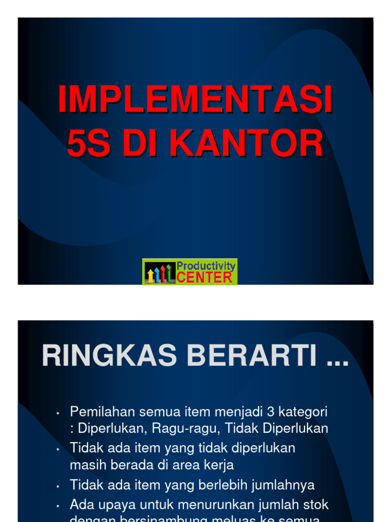 7 - Implementasi 5S Di Kantor | PDF