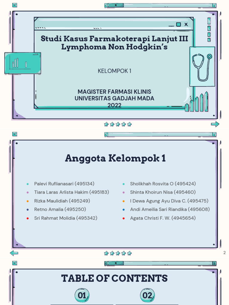 Kelompok 1 - Stuka Onkologi Limfoma Non-Hodgkins | PDF
