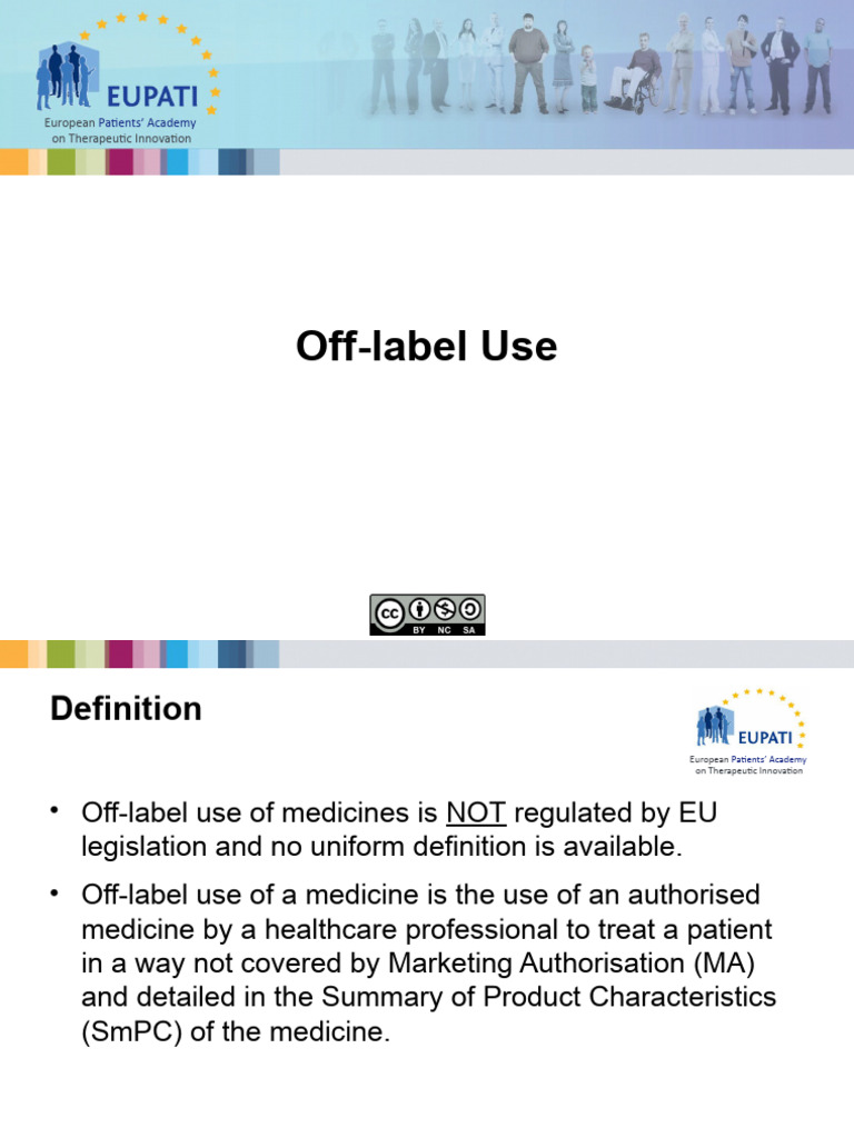 Off Label Use v1 - EN | PDF | Pharmacovigilance | Medicine