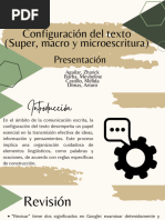 Microestructura Textual - Características y Ejemplos | PDF | Argumento ...